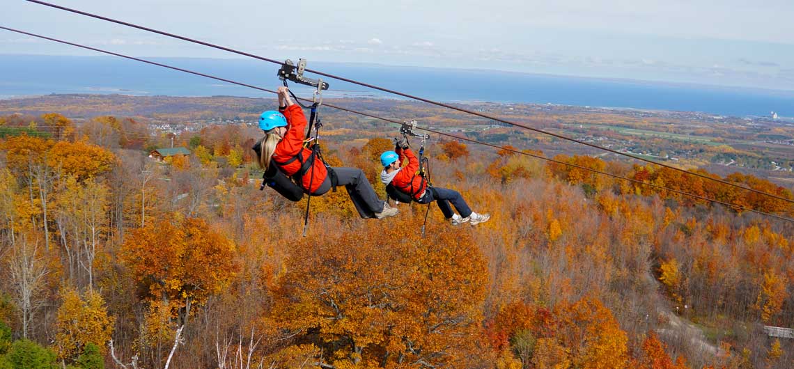 Thunderbird Twin Zip Line -Collingwood – Mazda